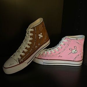 Converse | Shoes | Borderlands Cel Shaded Tiny Tina Bunny Painted ...